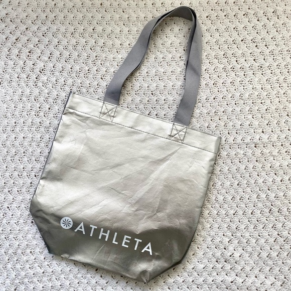 Athleta | Bags | 25 Or 32 Athleta Shopping Tote Silver | Poshmark